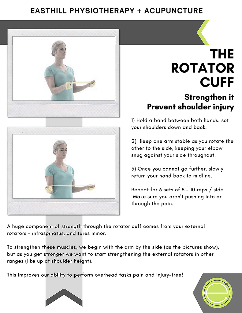 Patient Resources | Downloadable PDFs | Easthill Physiotherapy